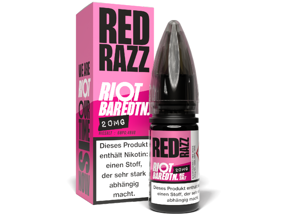 50x Riot Squad - BAR EDTN. - Red Razz - Nikotinsalz Liquid 20 mg/ml ...